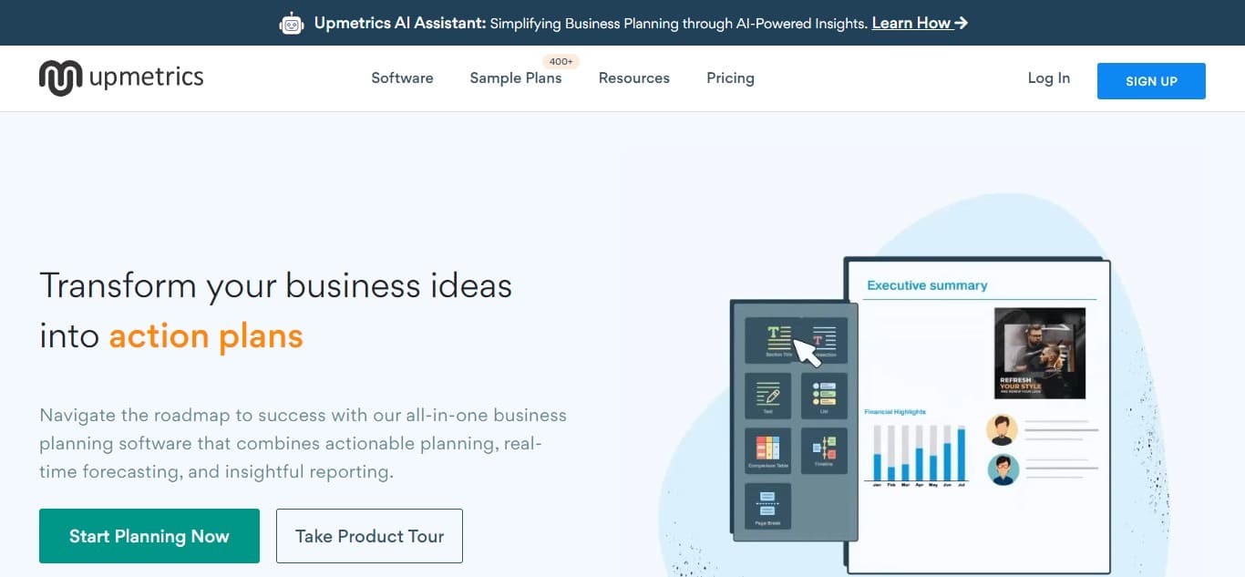 Upmetrics Ai Review For 2024 : Prices & Features, Most Honest Review