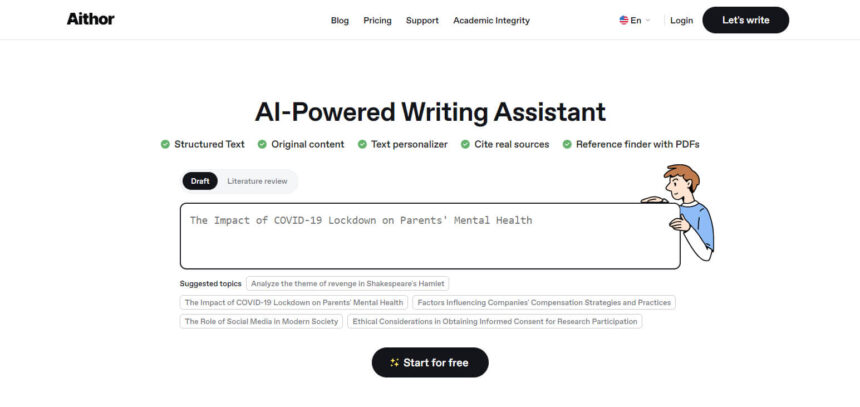 Aithor Ai Review For 2025 : Prices & Features: Most...