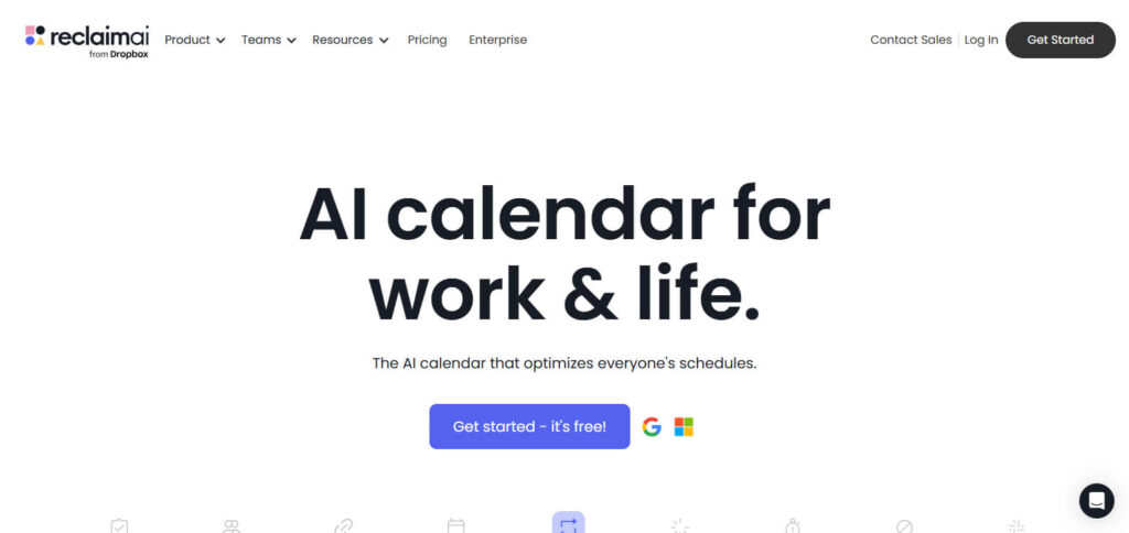Reclaim.ai – Smart Calendar Scheduling for Teams & Individuals